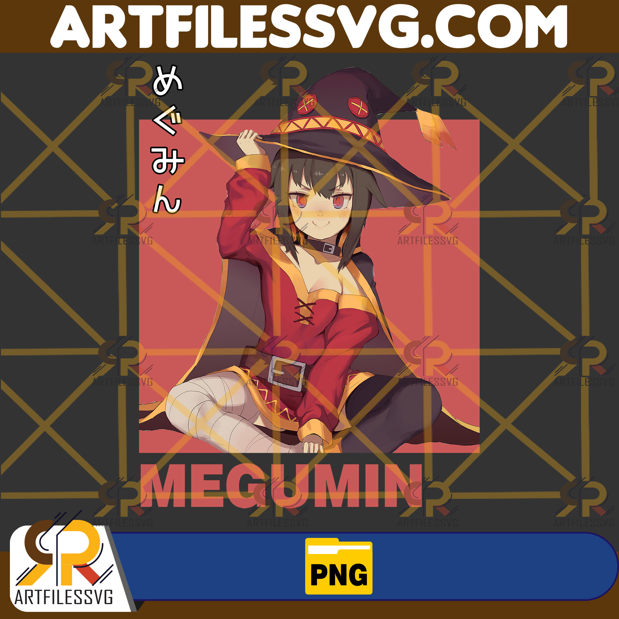 Megumin Png, Anime Png, Japanese Png, Anime Silhouette Png, | Inspire ...