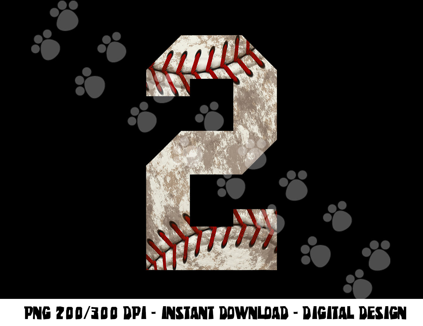 Baseball Team Player Jersey Number 2 Distressed Ball png, su | Inspire ...