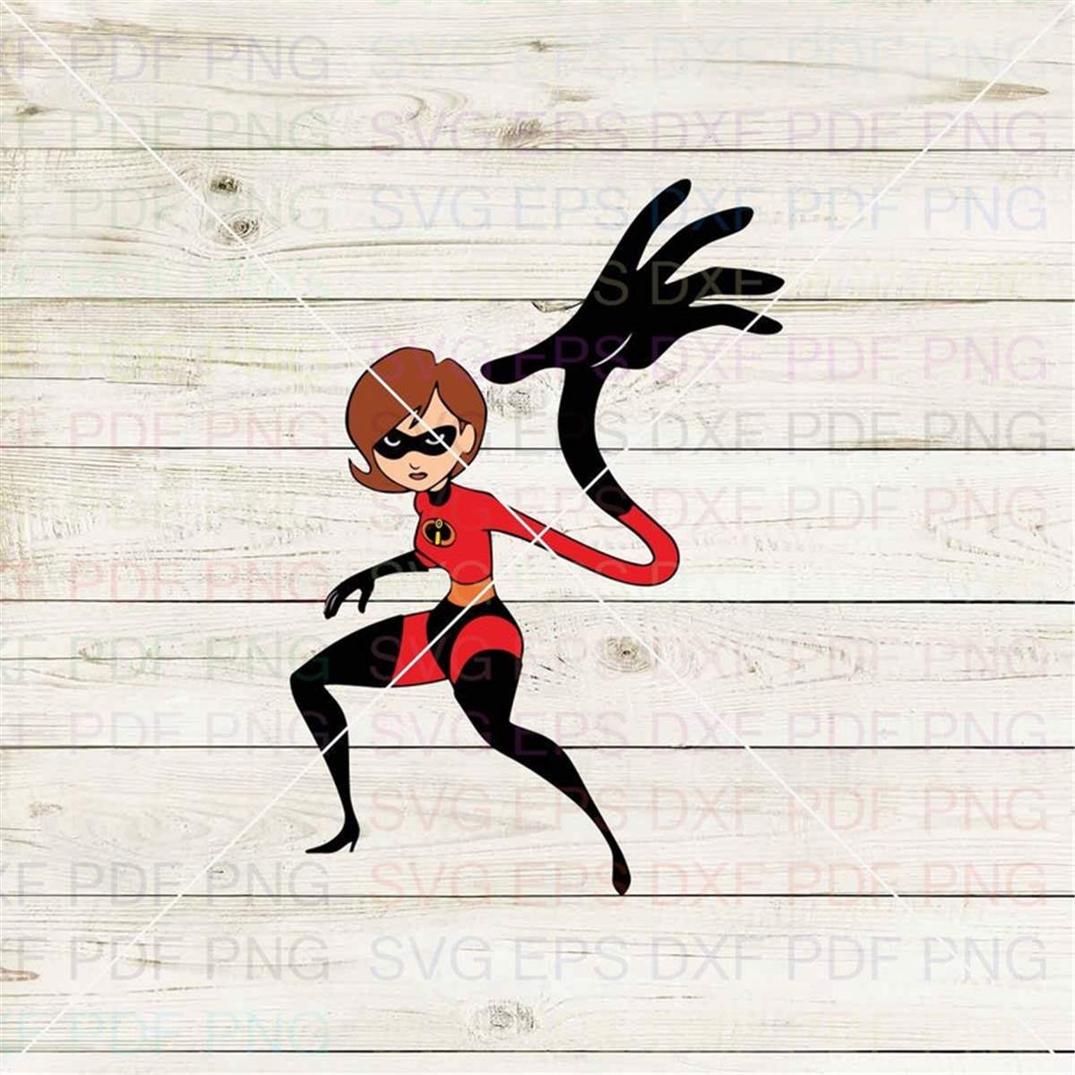 Elastigirl The Incredibles 007 Svg Dxf Eps Pdf Png, Cricut, | Inspire ...