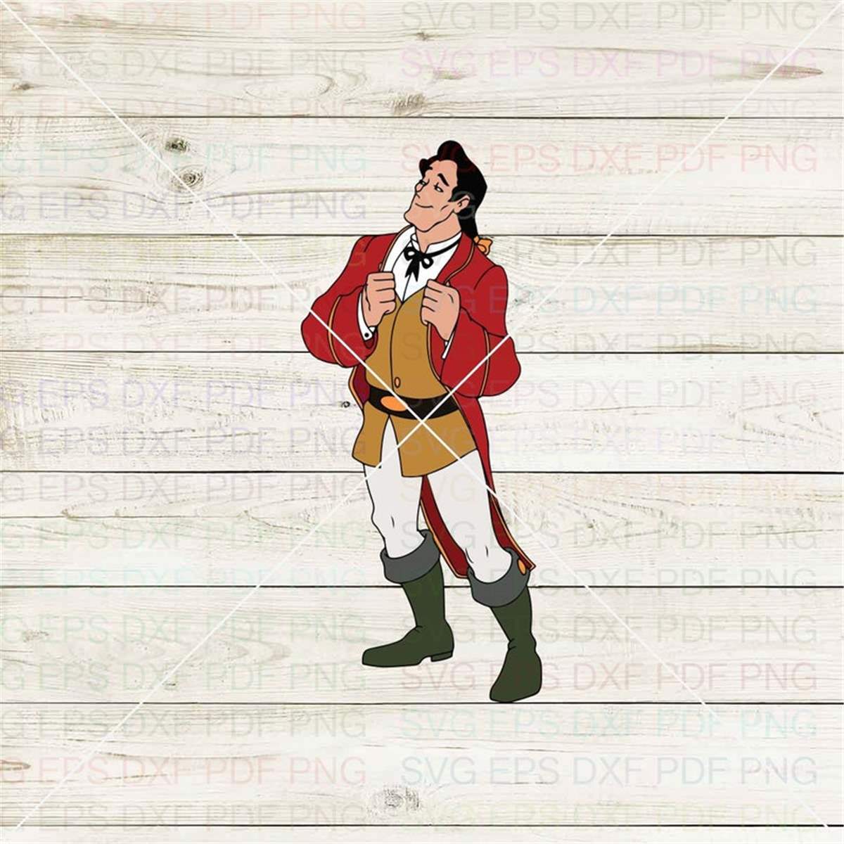 Gaston Lefou Beauty And The Beast 017 Svg Dxf Eps Pdf Png, C | Inspire ...