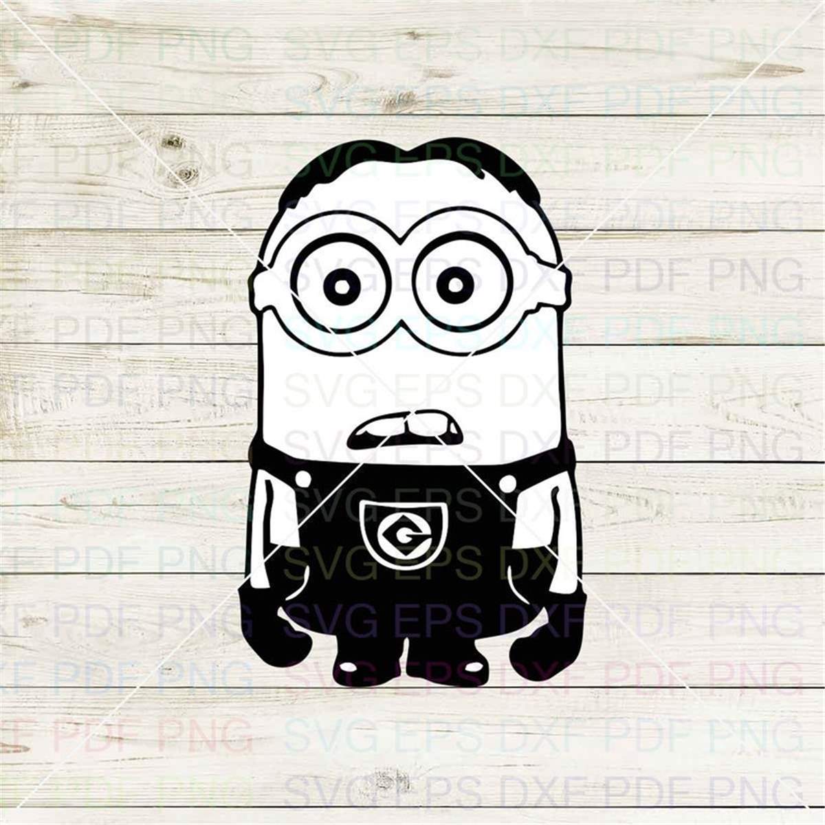 Minions 027 Svg Dxf Eps Pdf Png, Cricut, Cutting file, Vecto | Inspire ...