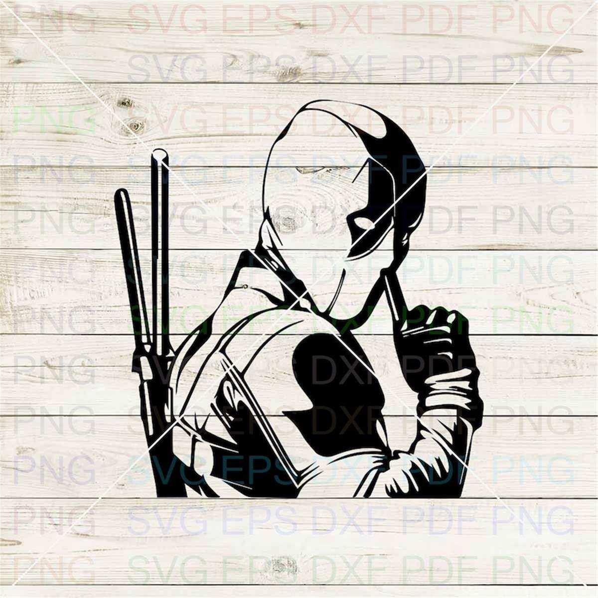 Deadpool 038 Svg Dxf Eps Pdf Png, Cricut, Cutting file, Vect | Inspire ...