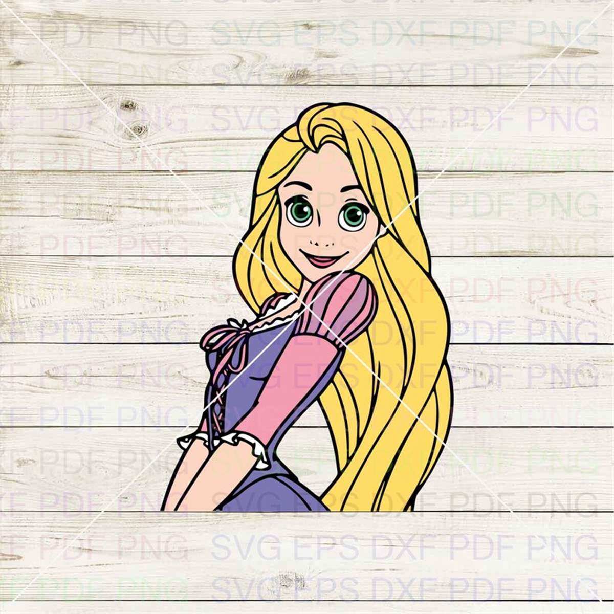Rapunzel Tangled 002 Svg Dxf Eps Pdf Png, Cricut, Cutting fi | Inspire ...