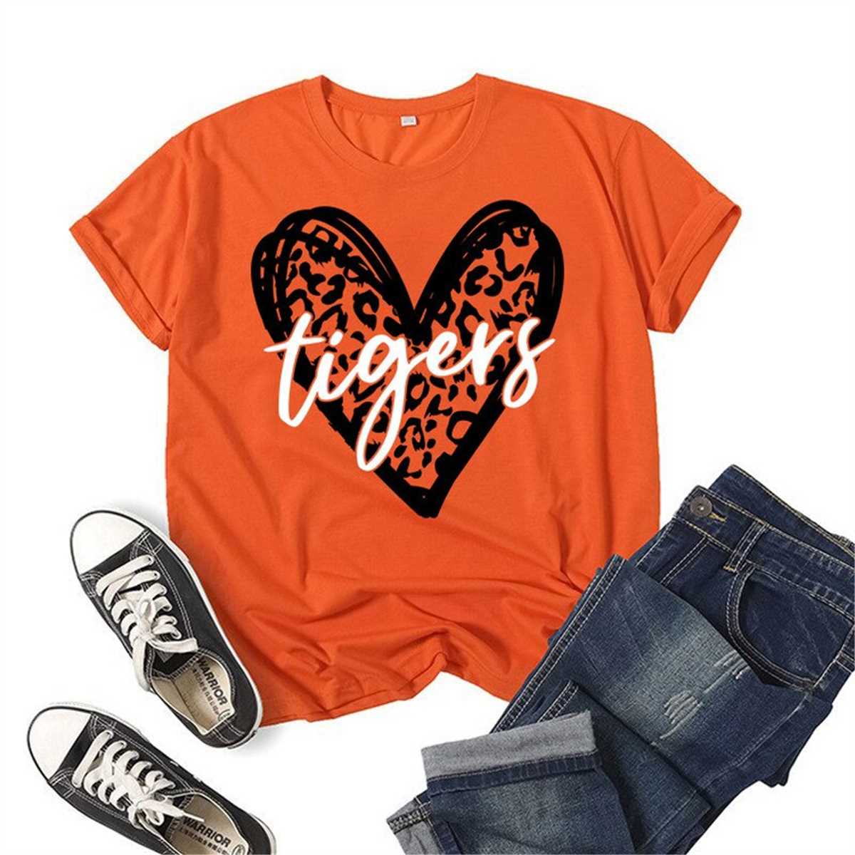 Tigers Heart SVG,Leopard Heart svg,Tigers Mascot svg - Inspire Uplift