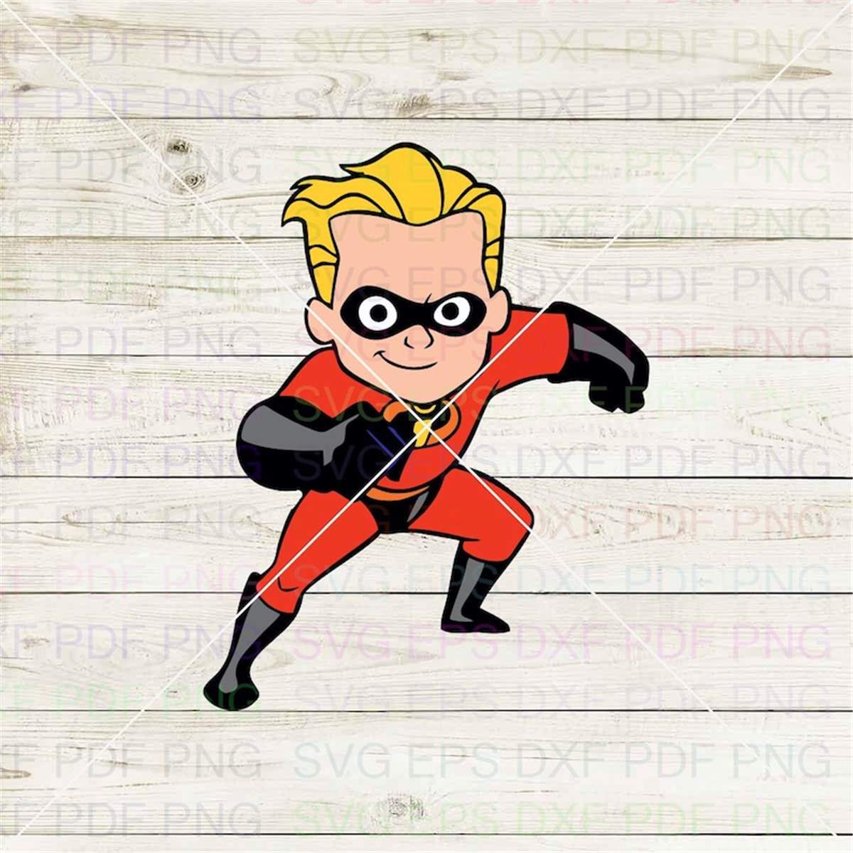 Dash The Incredibles 006 Svg Dxf Eps Pdf Png, Cricut, Cuttin | Inspire ...
