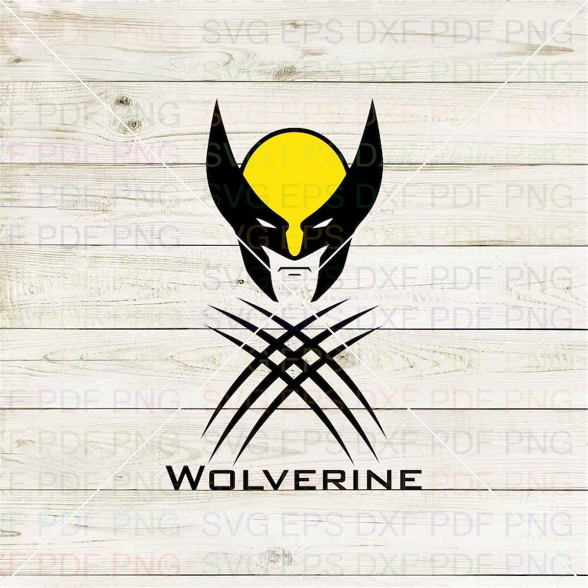 Wolverine Svg Dxf Eps Pdf Png, Cricut, Cutting file, Vector, | Inspire ...