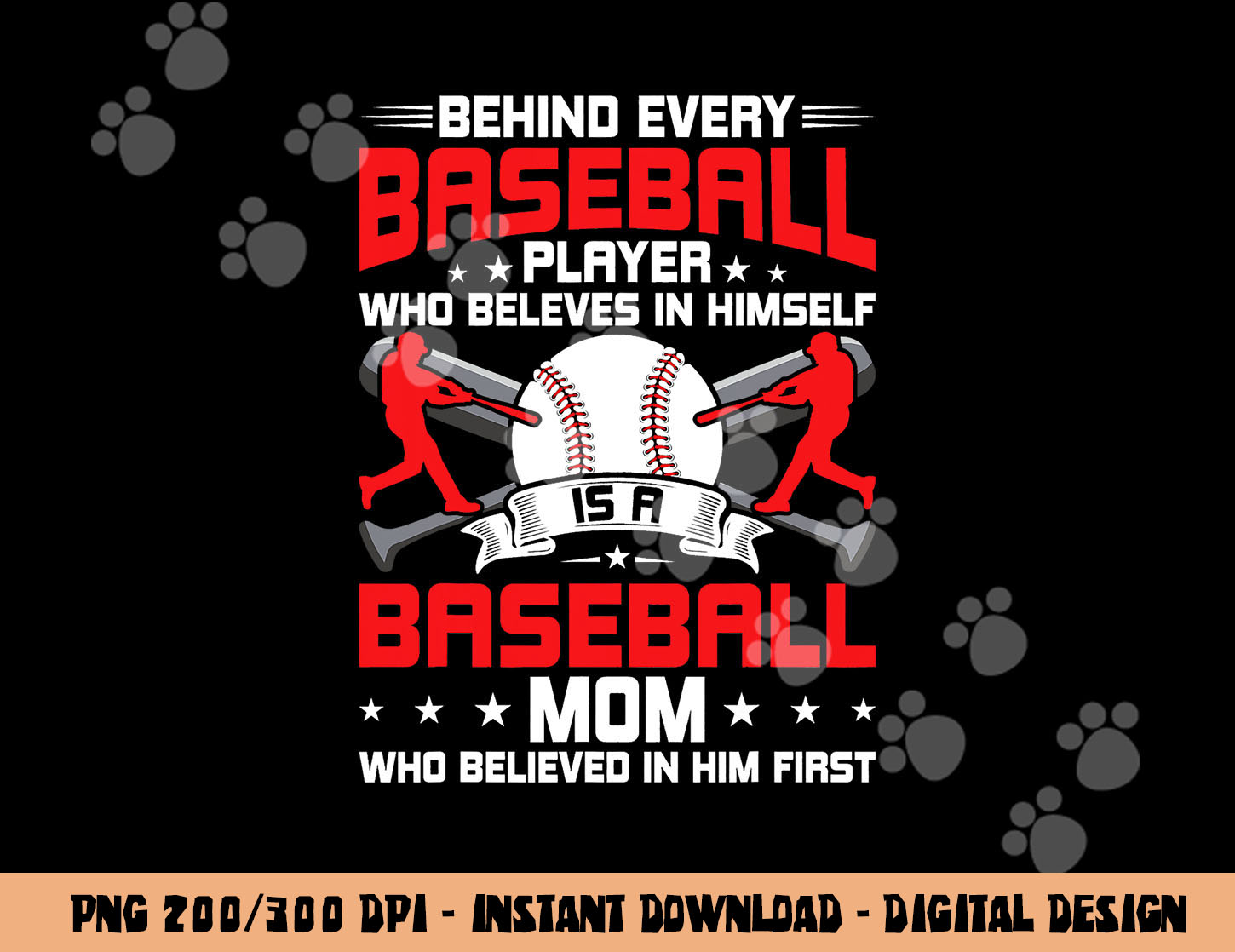 Behind Every Baseball Player Is A Mom Baseball Lover png, su | Inspire ...