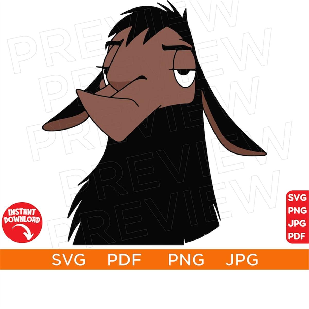 Kuzco llama SVG The Emperor's New Groove SVG, Kuzco svg, Dis - Inspire ...