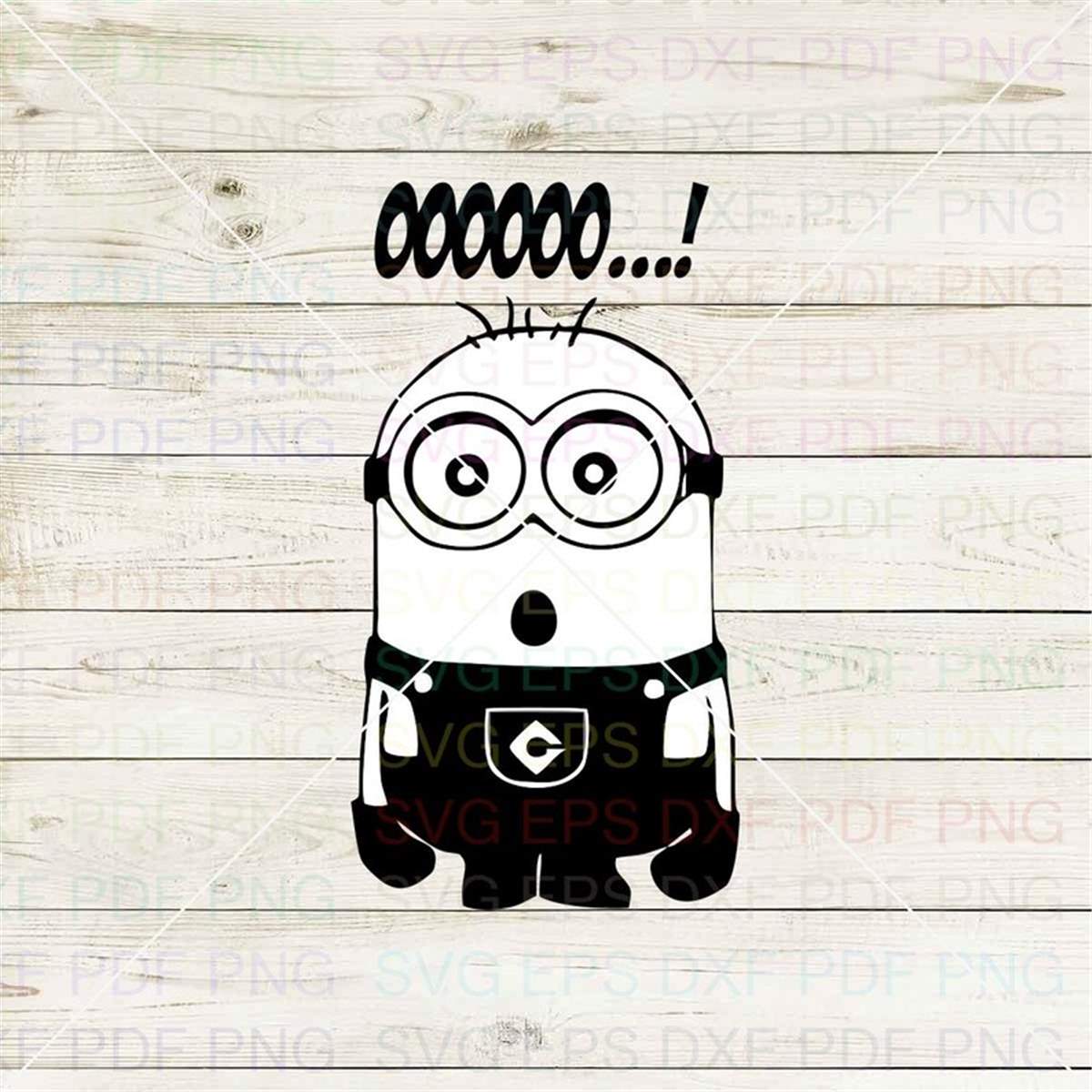 Minions 019 Svg Dxf Eps Pdf Png, Cricut, Cutting file, Vecto - Inspire ...