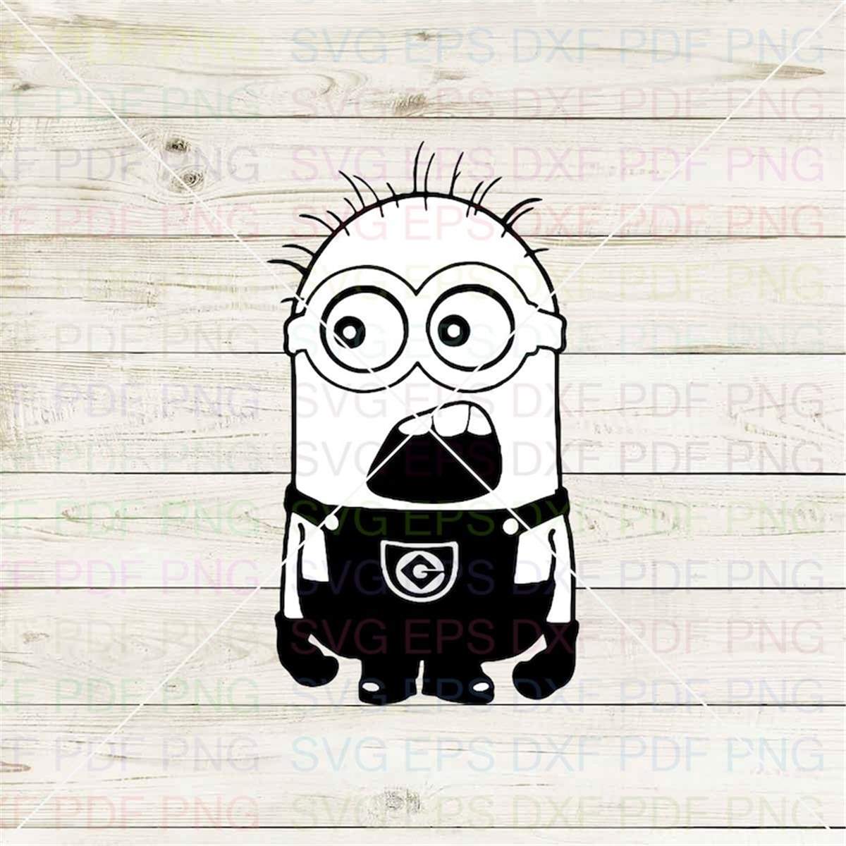 Minions 018 Svg Dxf Eps Pdf Png, Cricut, Cutting file, Vecto | Inspire ...
