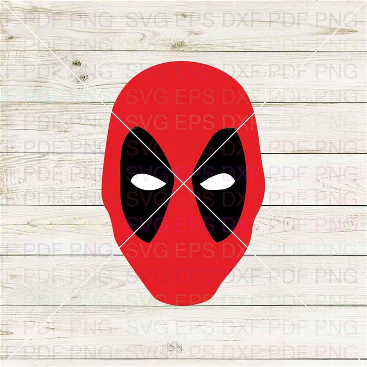 Deadpool 031 Svg Dxf Eps Pdf Png, Cricut, Cutting file, Vect | Inspire ...