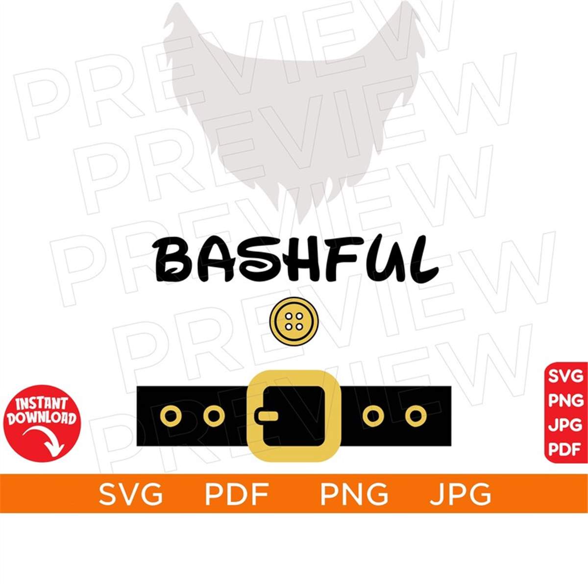 Bashful Dwarf SVG, Snow White Seven Dwarfs SVG Grumpy Dwarfs - Inspire ...