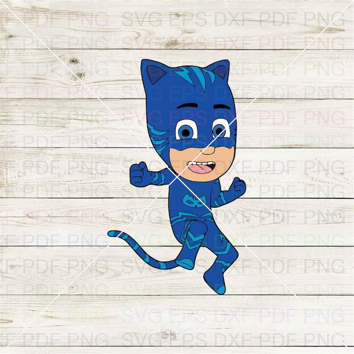 Catboy Pj Masks 003 Svg Dxf Eps Pdf Png, Cricut, Cutting fil | Inspire ...