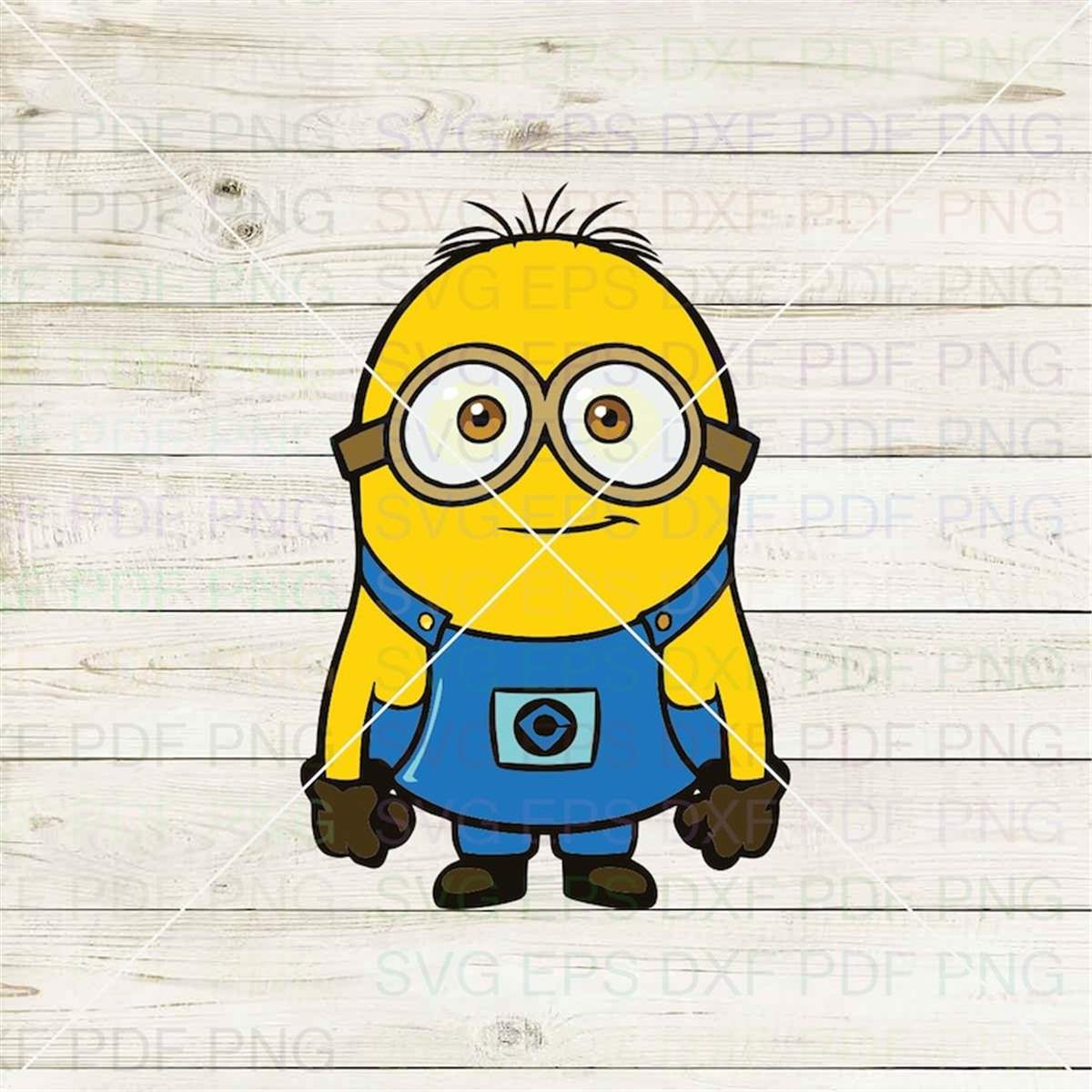 Minions 007 Svg Dxf Eps Pdf Png, Cricut, Cutting file, Vecto | Inspire ...
