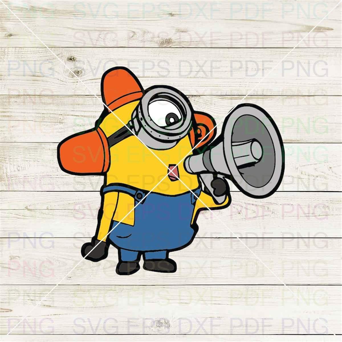 Minions 029 Svg Dxf Eps Pdf Png, Cricut, Cutting file, Vecto | Inspire ...