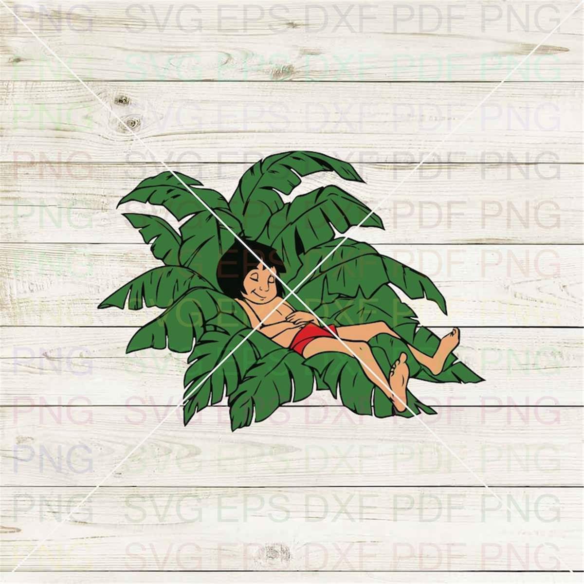 Mowgli Silhouette The Jungle Book 007 Svg Dxf Eps Pdf Png, C | Inspire ...