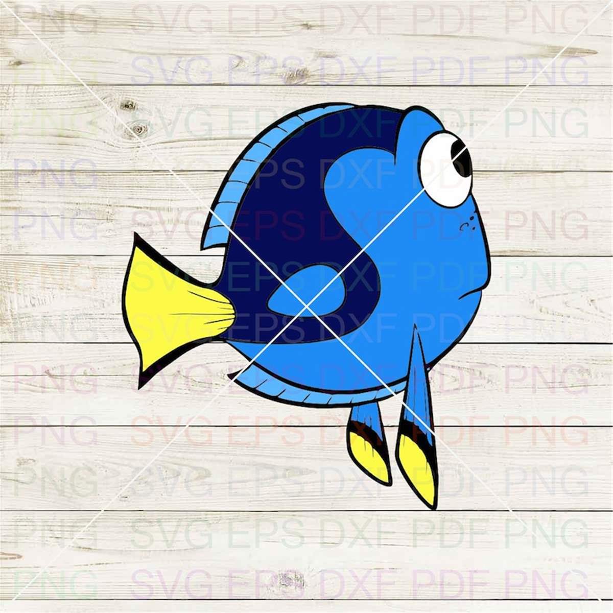 Dory Finding Nemo 018 Svg Dxf Eps Pdf Png, Cricut, Cutting f | Inspire ...