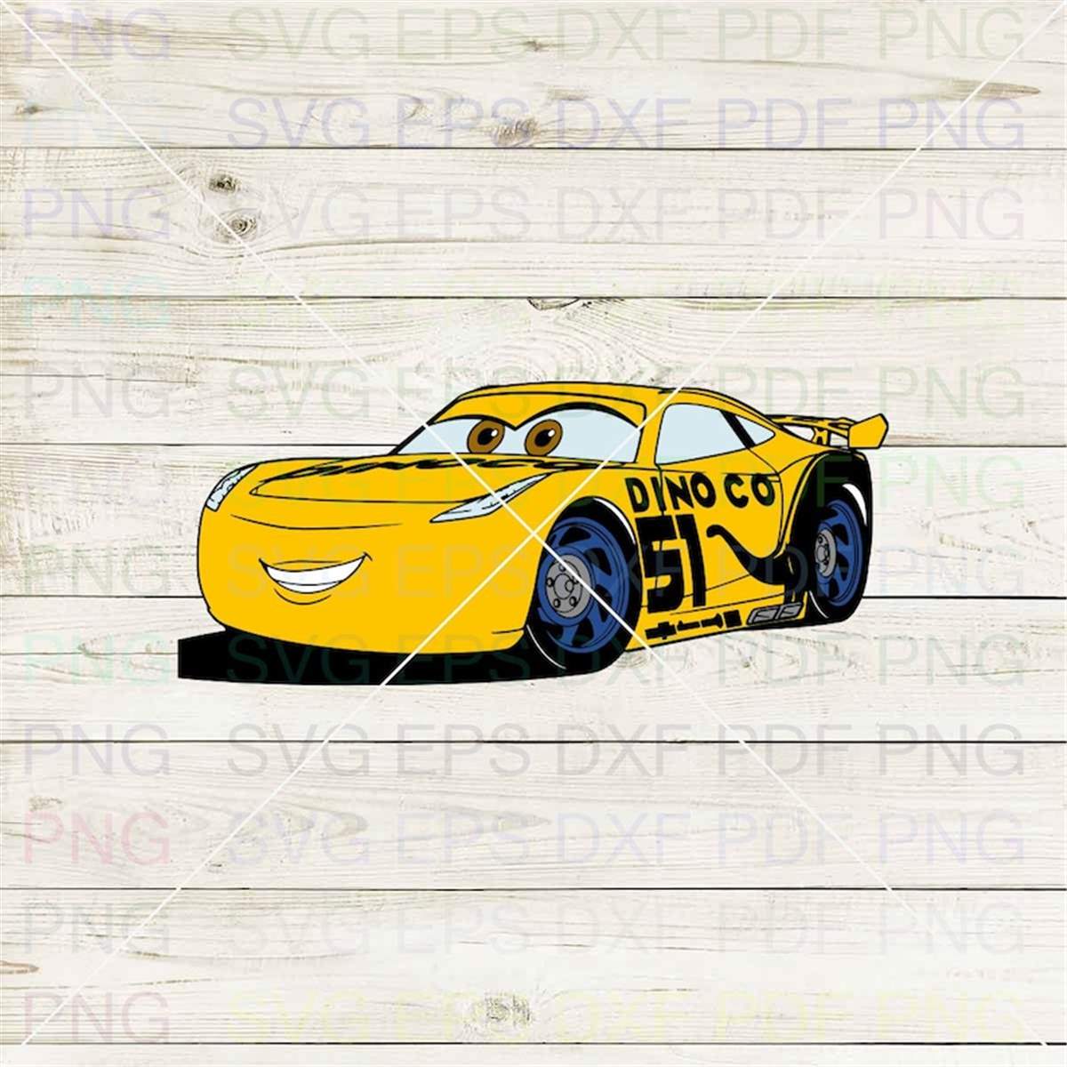 Cruz Ramirez Car Cars 015 Svg Dxf Eps Pdf Png, Cricut, Cutti | Inspire ...