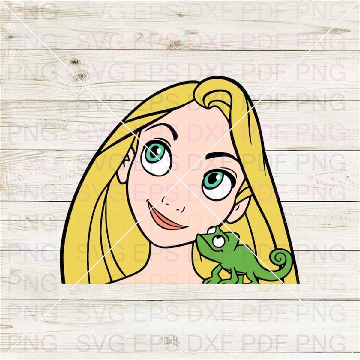 Rapunzel Tangled 006 Svg Dxf Eps Pdf Png, Cricut, Cutting fi | Inspire ...