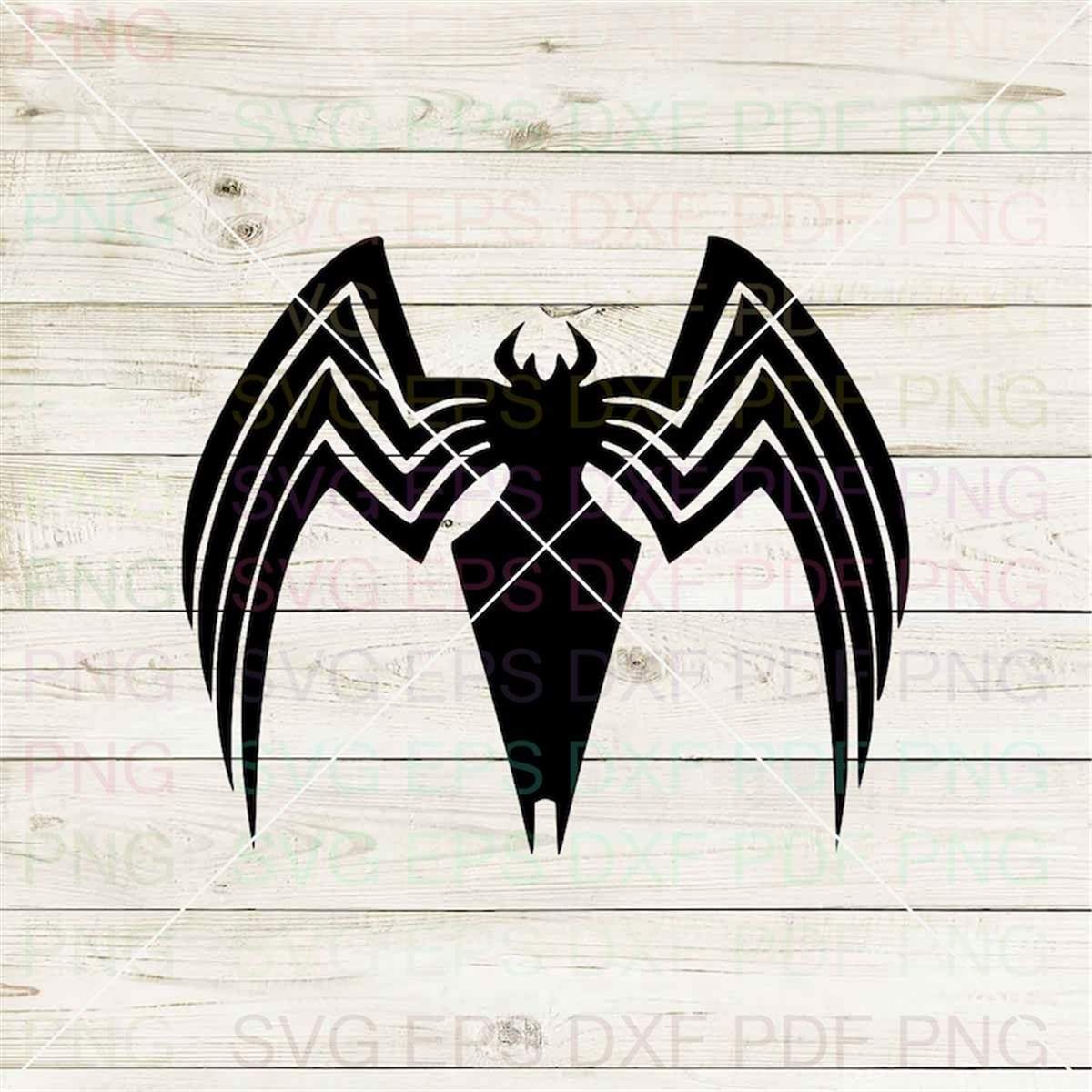 Venom Silhouette 022 Svg Dxf Eps Pdf Png, Cricut, Cutting fi | Inspire ...