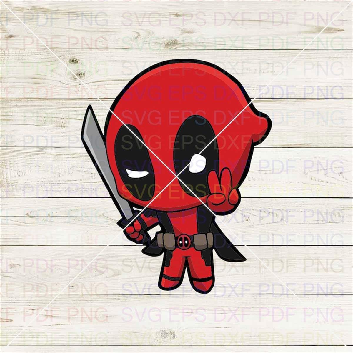 Baby Deadpool 023 Svg Dxf Eps Pdf Png, Cricut, Cutting file, - Inspire ...
