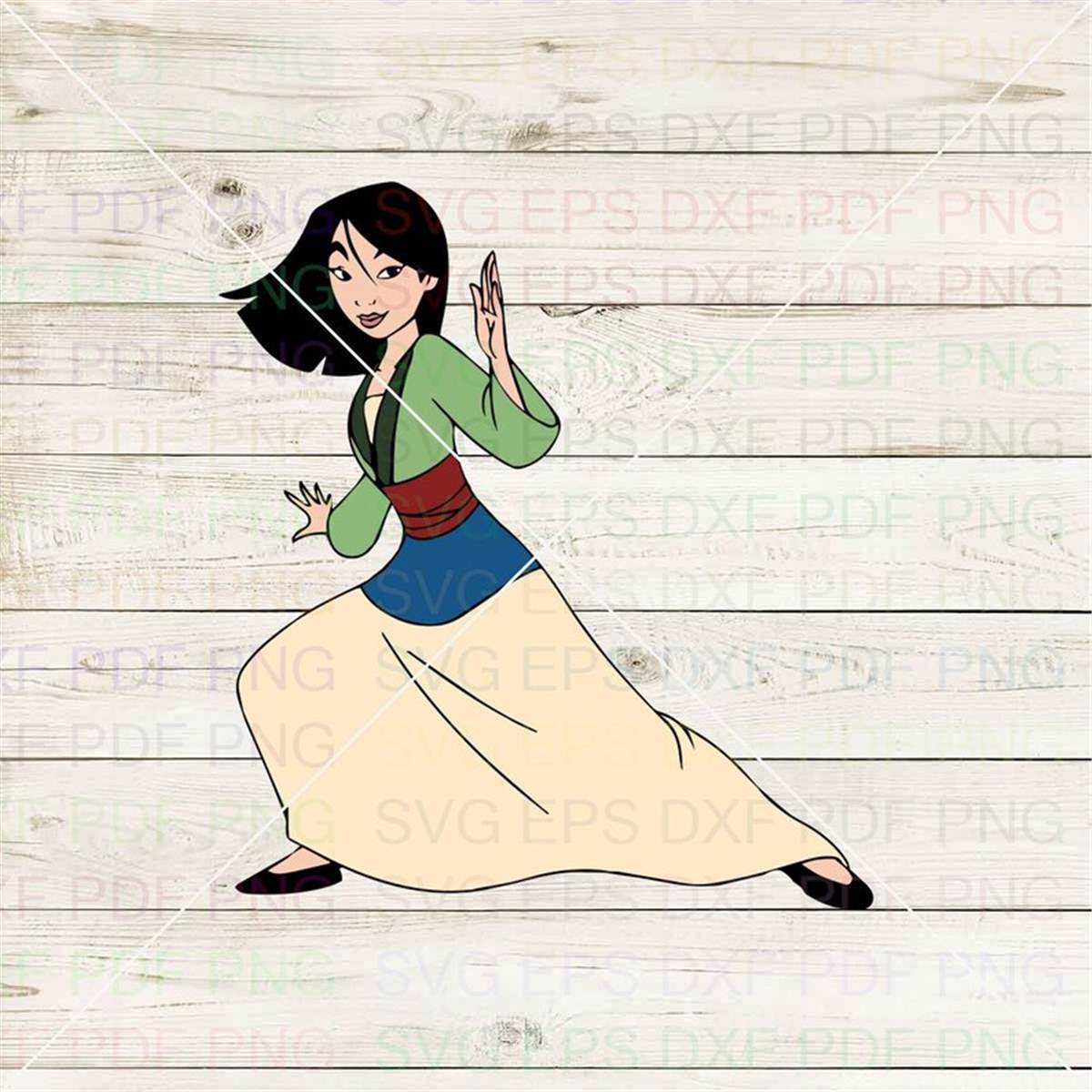 Mulan 004 Svg Dxf Eps Pdf Png, Cricut, Cutting file, Vector, | Inspire ...