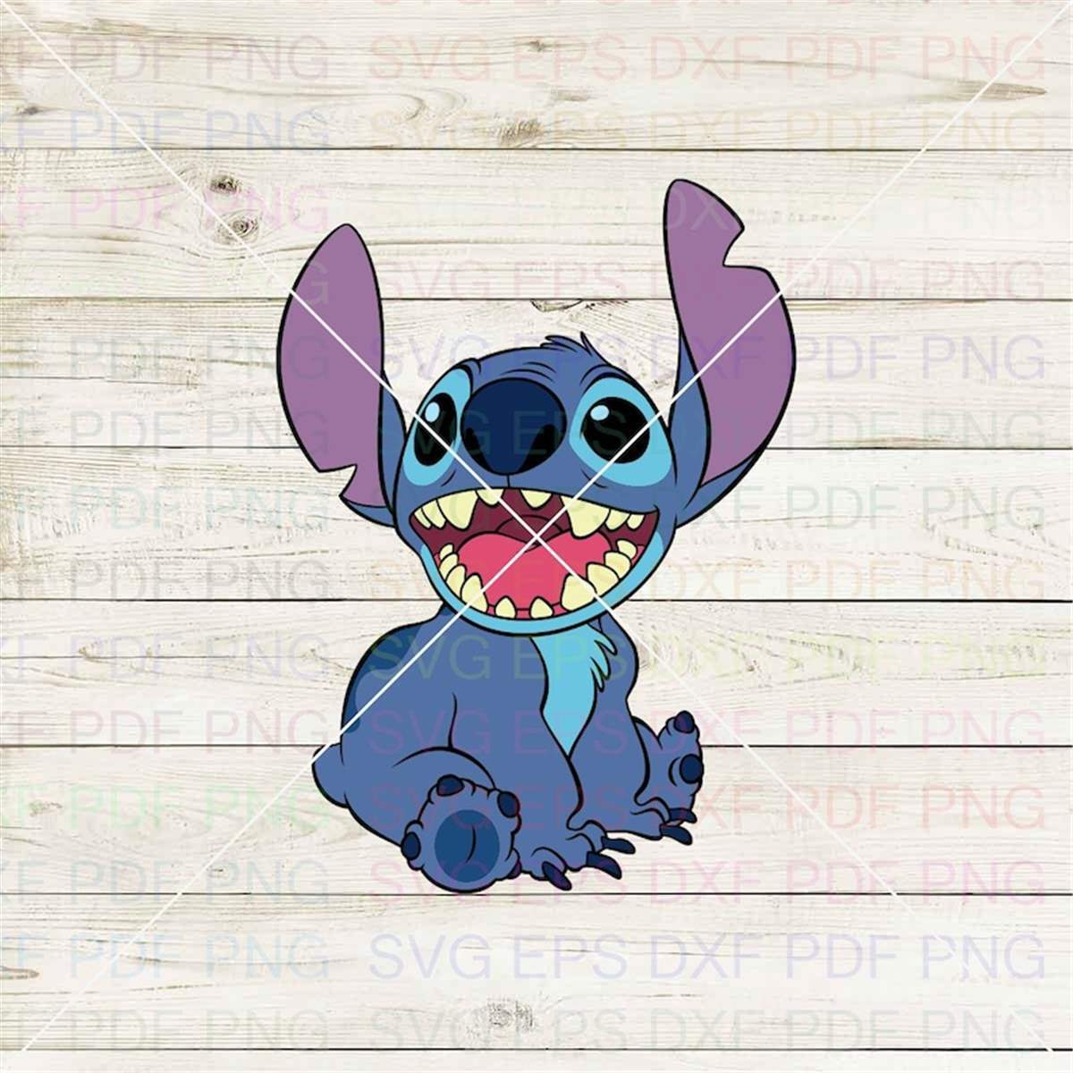 Lilo And Stitch 022 Svg Dxf Eps Pdf Png, Cricut, Cutting fil | Inspire ...