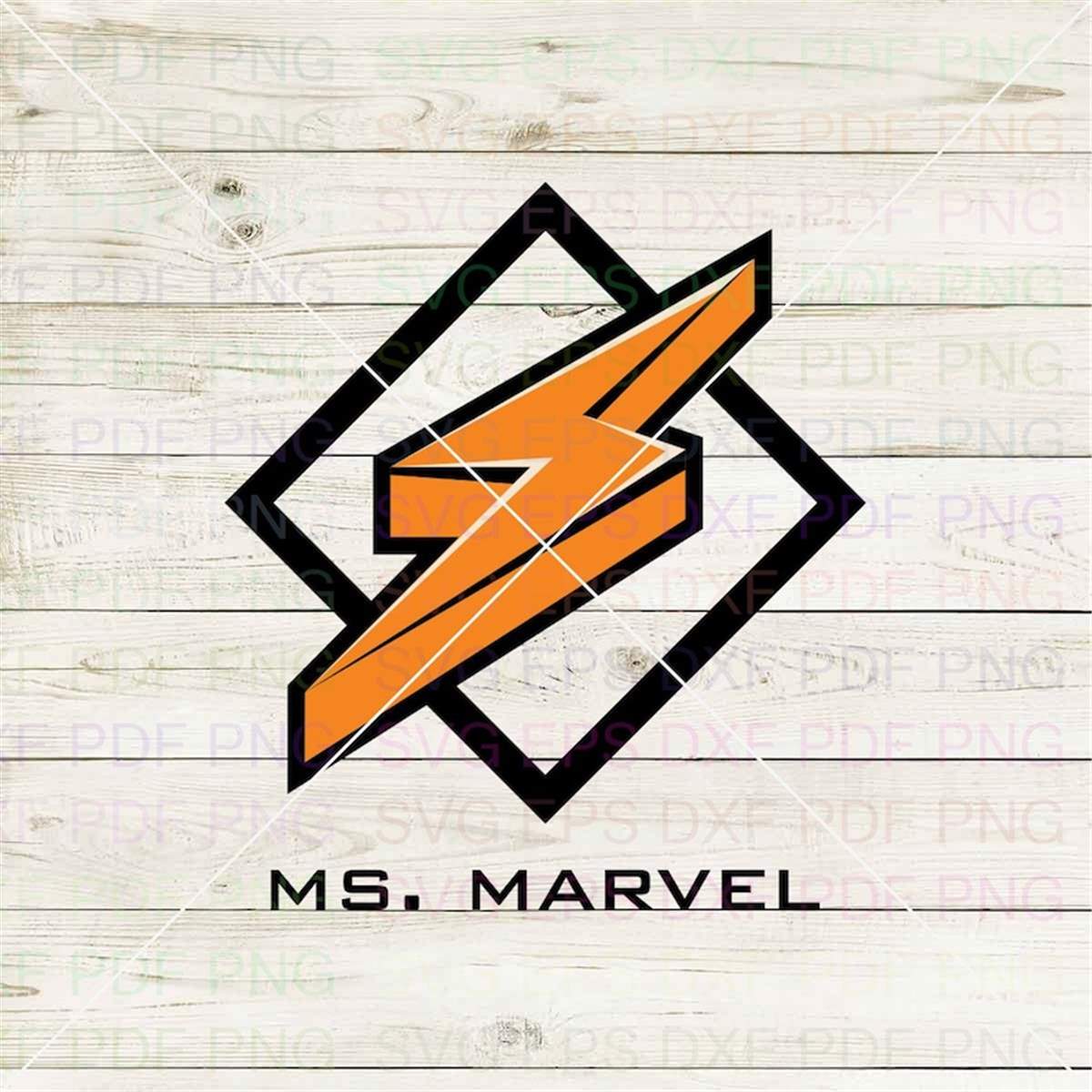 Ms Marvel Svg Dxf Eps Pdf Png, Cricut, Cutting file, Vector, | Inspire ...