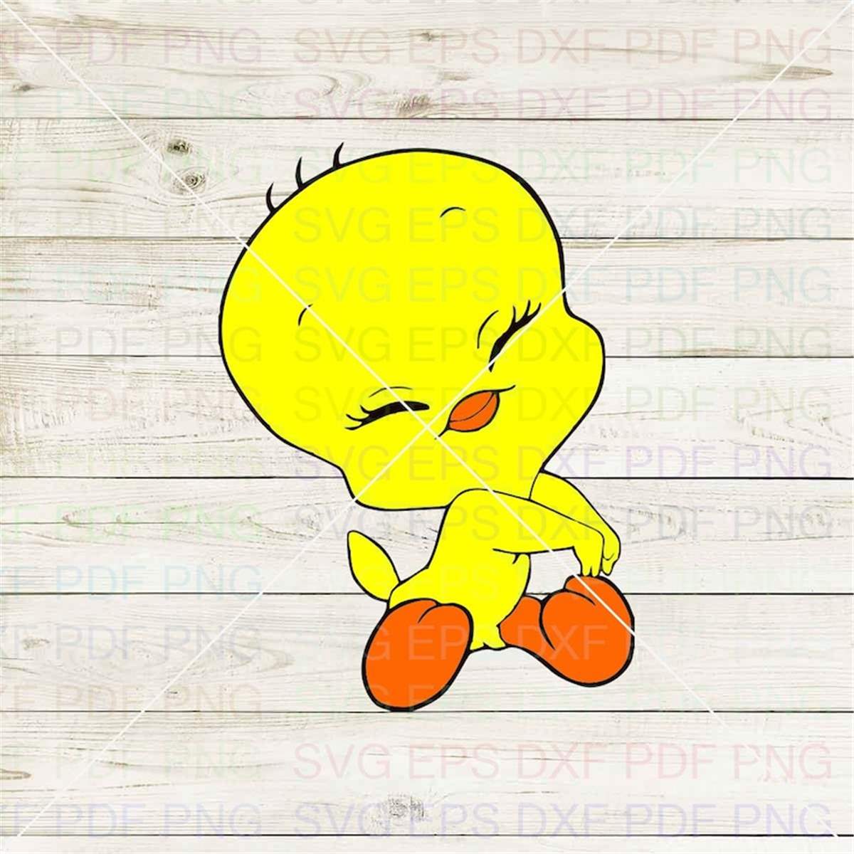 Tweety And Sylvester 006 Svg Dxf Eps Pdf Png, Cricut, Cuttin | Inspire ...