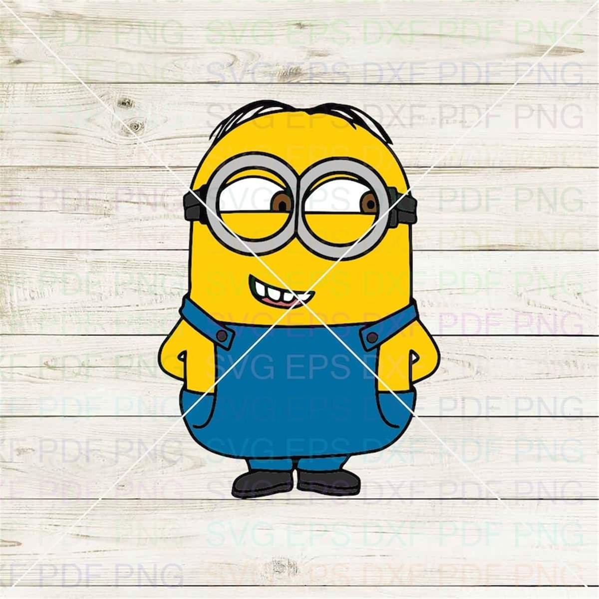 Minions 024 Svg Dxf Eps Pdf Png, Cricut, Cutting file, Vecto | Inspire ...