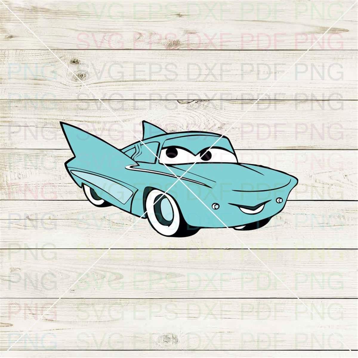 Flo Car Cars 023 Svg Dxf Eps Pdf Png, Cricut, Cutting file, | Inspire ...