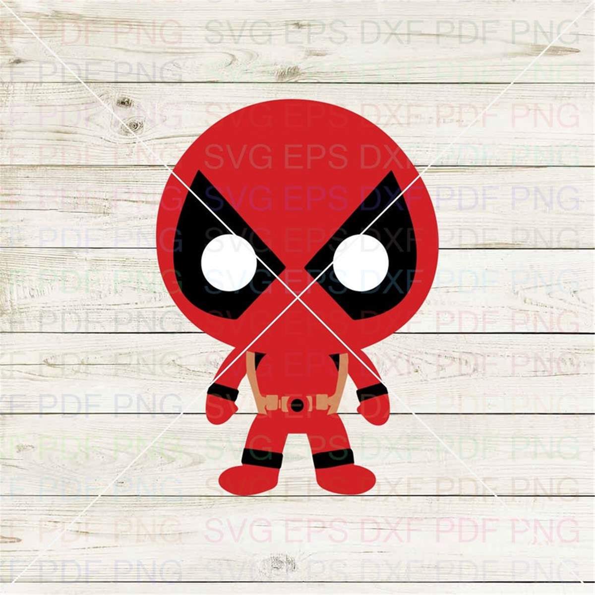 Baby Deadpool 016 Svg Dxf Eps Pdf Png, Cricut, Cutting file, | Inspire ...