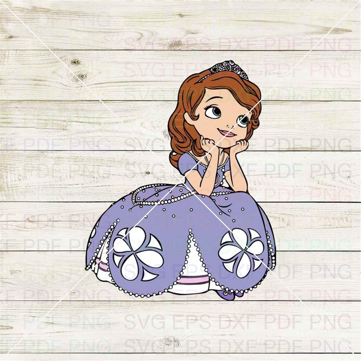 Princess Sofia Sofia The First 007 Svg Dxf Eps Pdf Png, Cric | Inspire ...