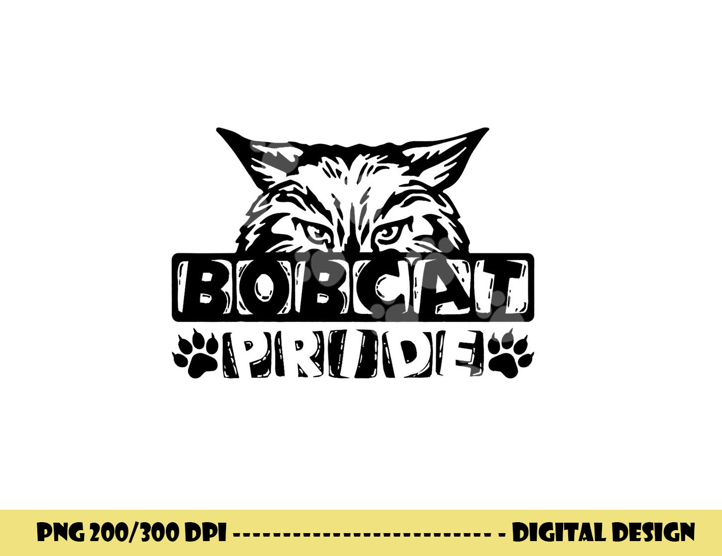Bobcats School Sports Fan Team Spirit png, sublimation copy | Inspire ...