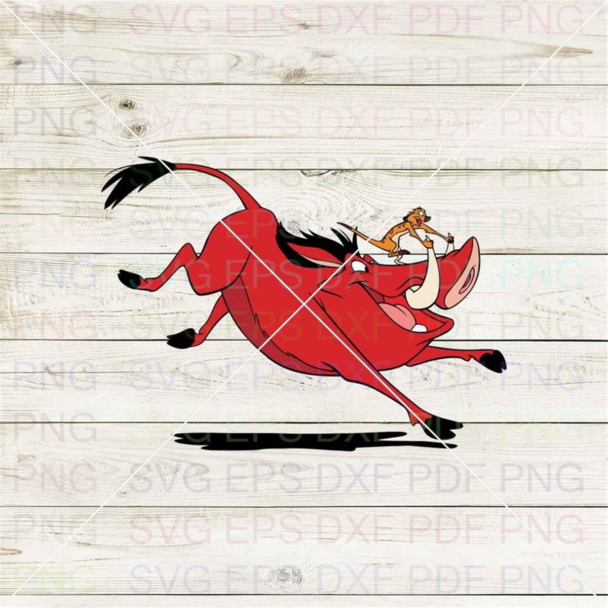 Timon And Pumbaa The Lion King 027 Svg Dxf Eps Pdf Png, Cric | Inspire ...