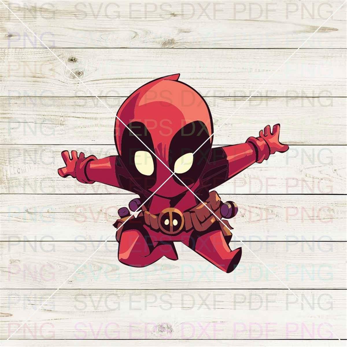 Baby Deadpool 013 Svg Dxf Eps Pdf Png, Cricut, Cutting file, | Inspire ...
