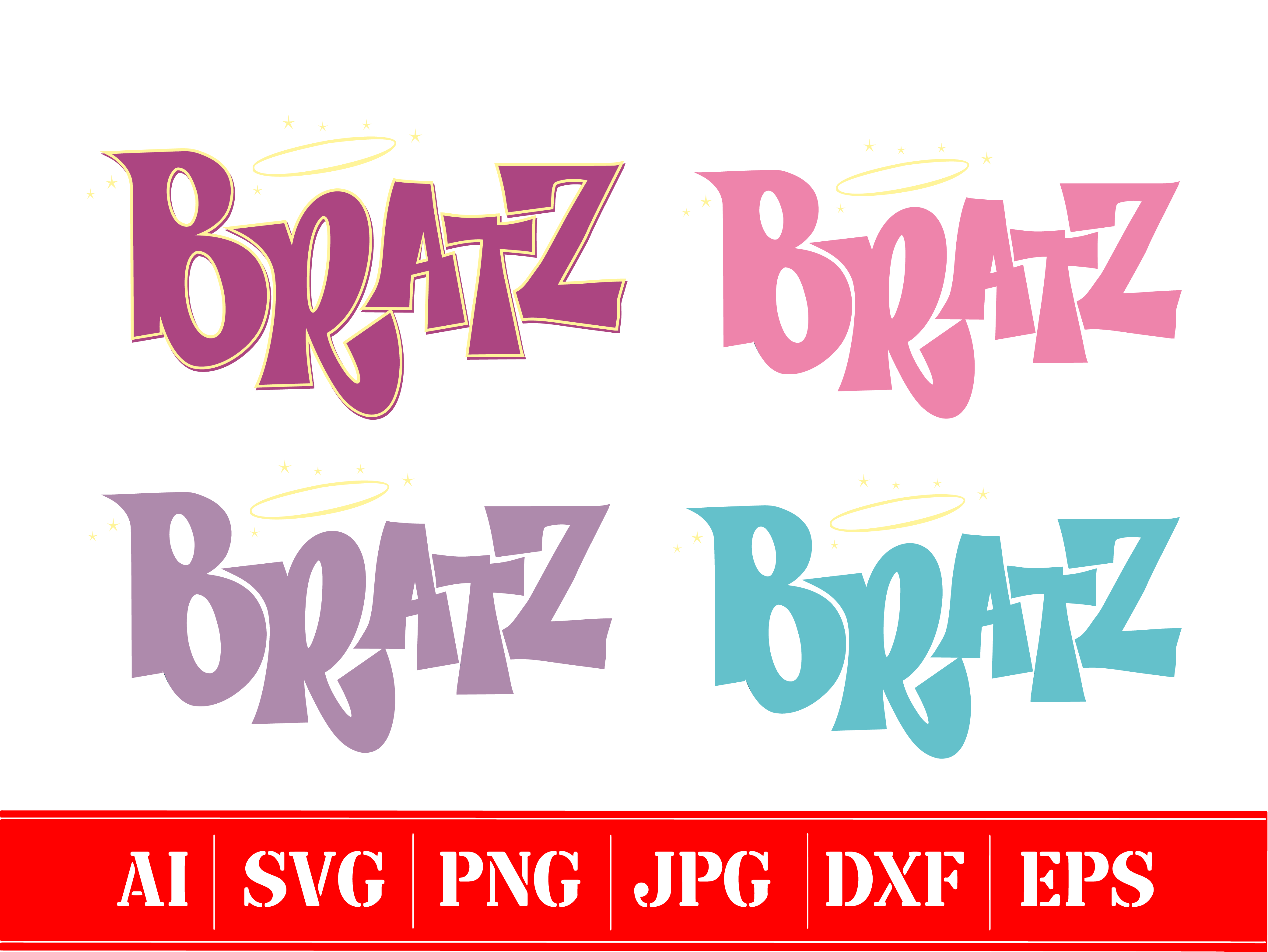 Bratz Logo x4 Vectors | Inspire Uplift
