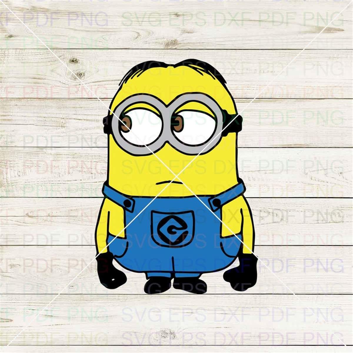 Minions 030 Svg Dxf Eps Pdf Png, Cricut, Cutting file, Vecto | Inspire ...