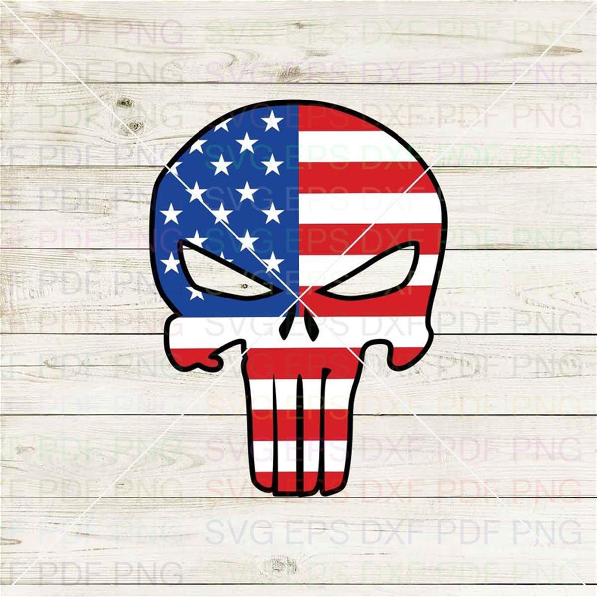 Punisher Silhouette 036 Svg Dxf Eps Pdf Png, Cricut, Cutting | Inspire ...