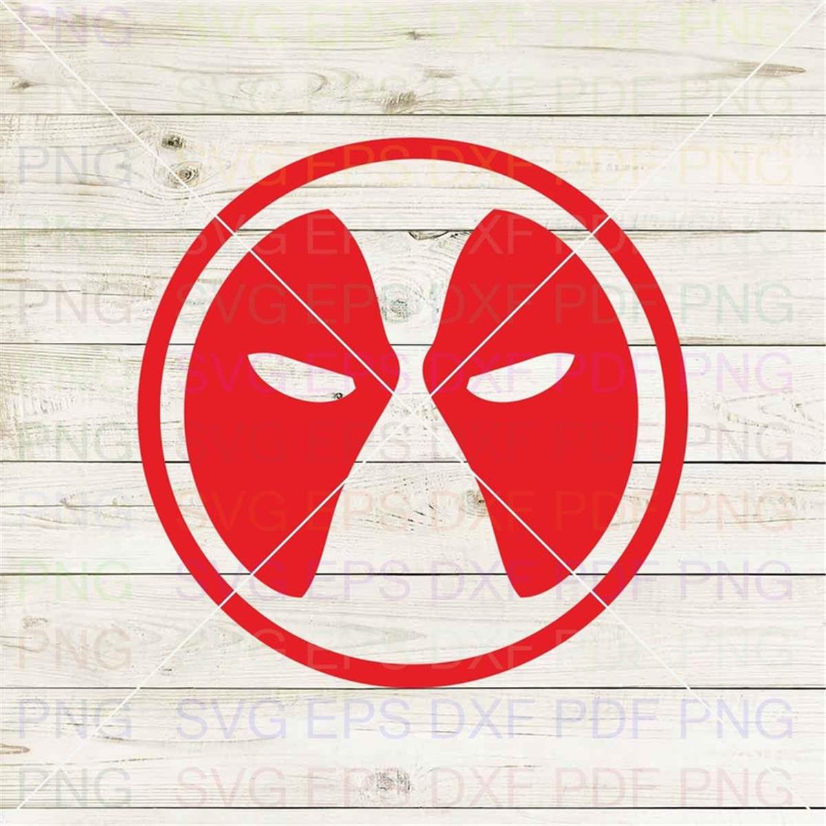 Deadpool 044 Svg Dxf Eps Pdf Png, Cricut, Cutting file, Vect | Inspire ...