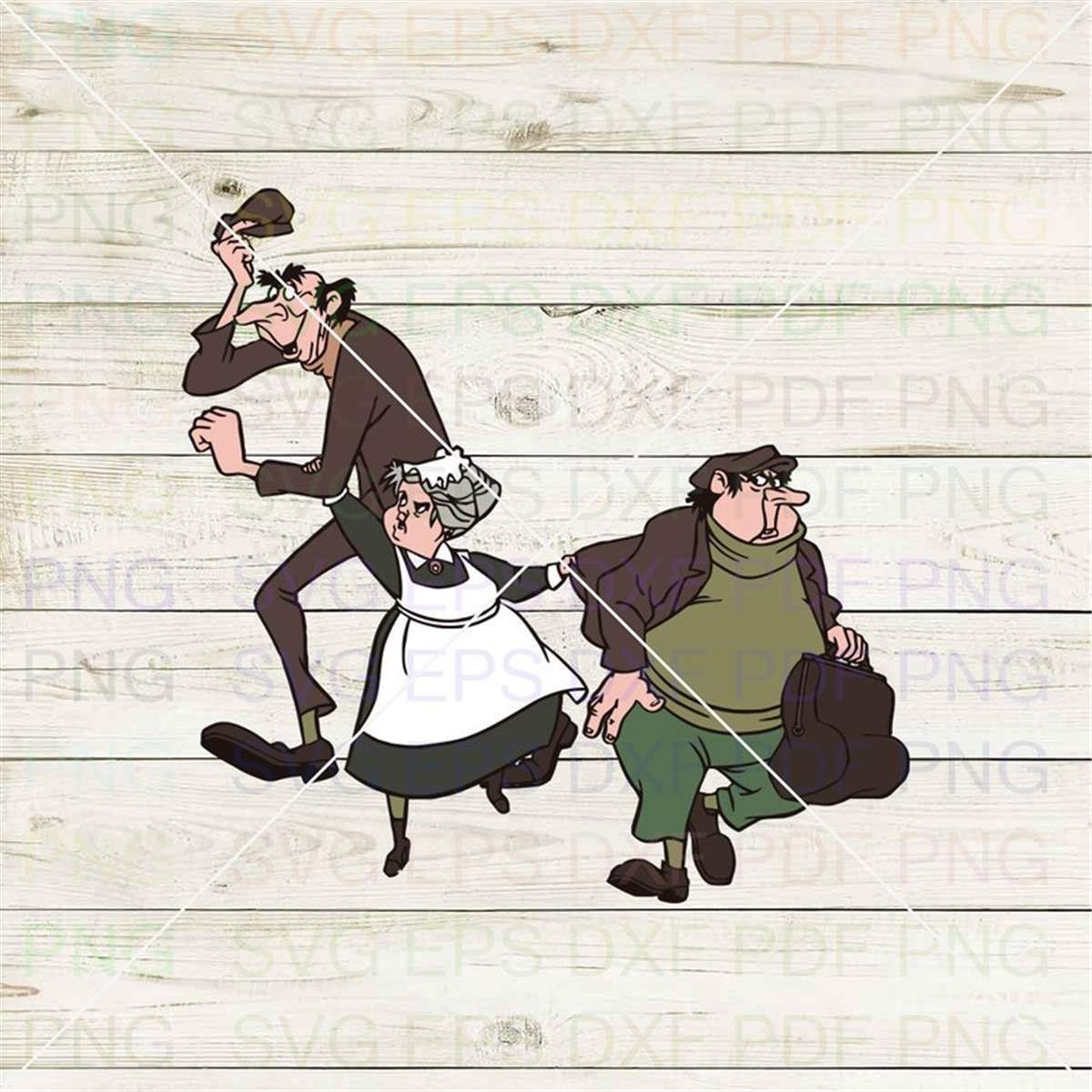 Roger Anita Nanny Jasper Horace 101 Dalmatians 039 Svg Dxf E | Inspire ...