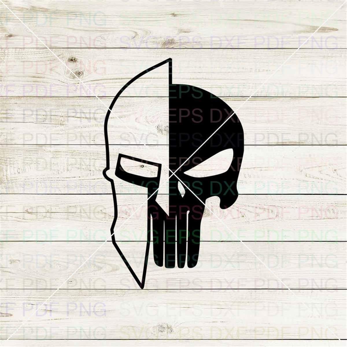 Punisher Silhouette 033 Svg Dxf Eps Pdf Png, Cricut, Cutting | Inspire ...