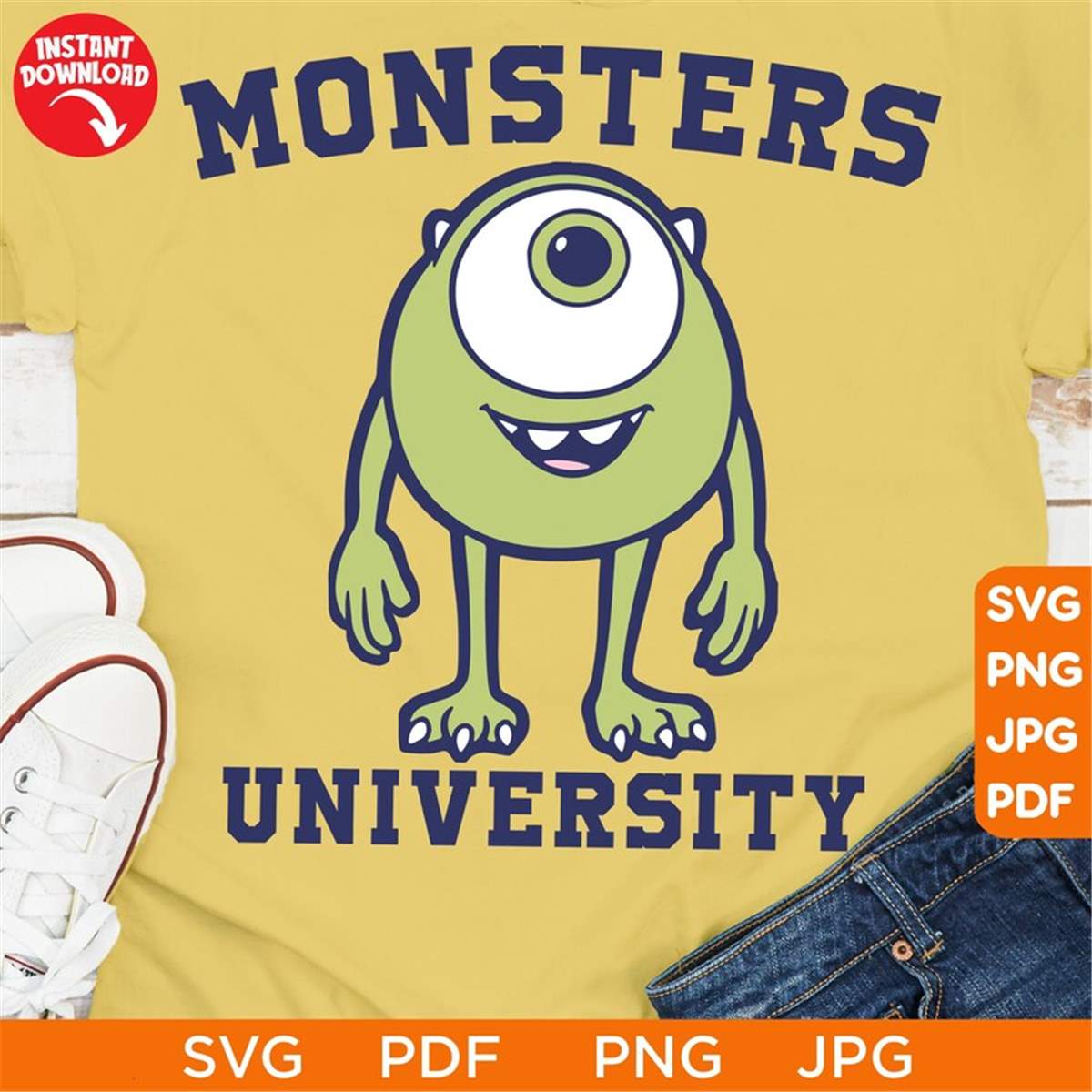 Monsters University Mike Wazowski Svg Monsters Inc SVG Boo S - Inspire ...
