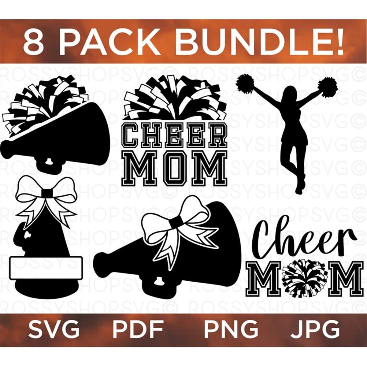 Cheer BIG SVG Bundle, Cheerleading SVG, Cheer svg, Megaphone - Inspire ...