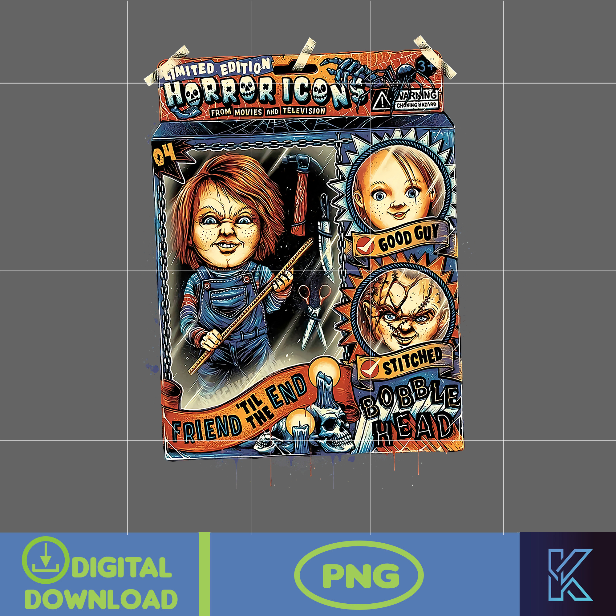 Horror Movies Characters PNG, Halloween Sublimation Designs - Inspire ...