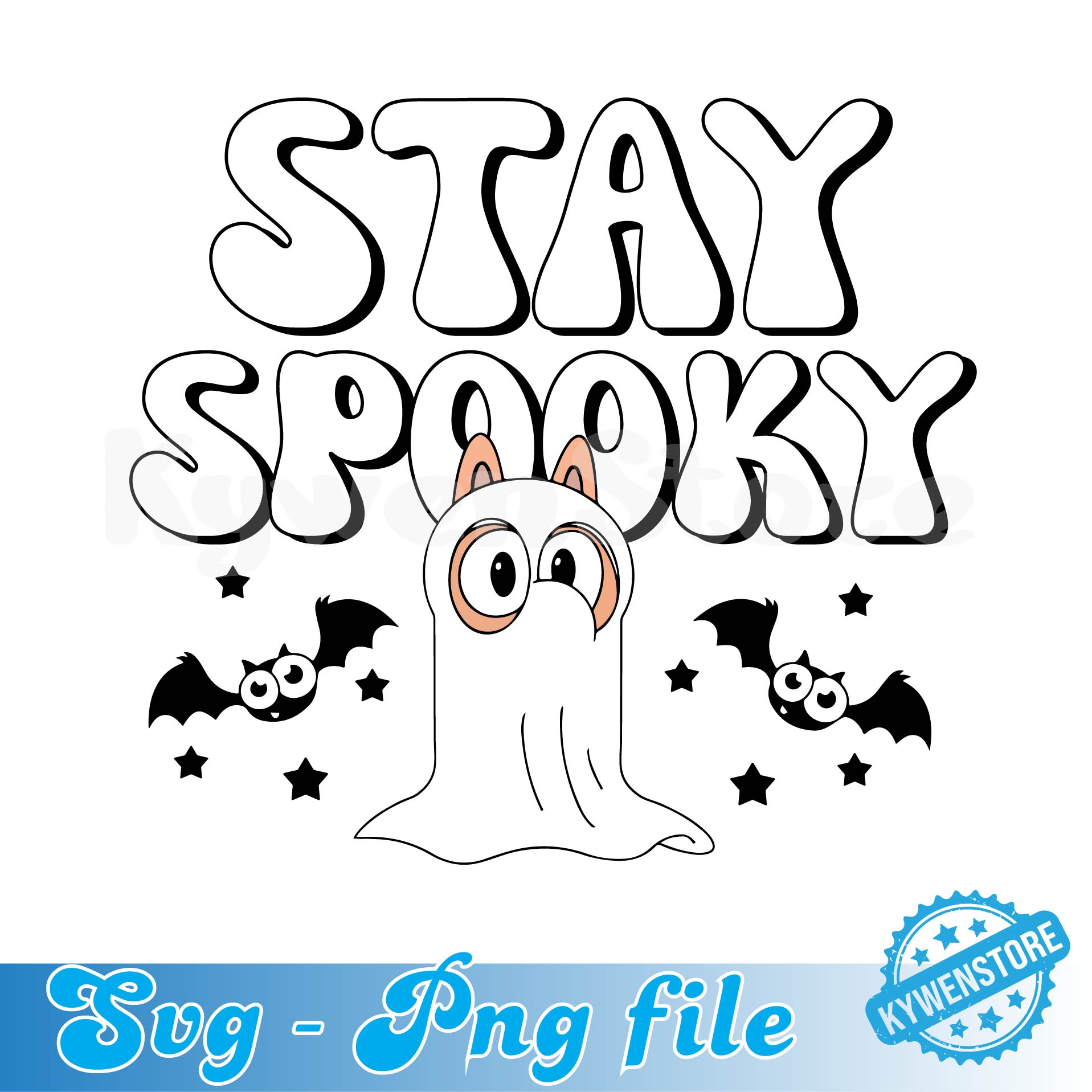 Stay Spooky Bluey Svg, Bluey Svg, Halloween Svg,Spooky Hallo - Inspire ...