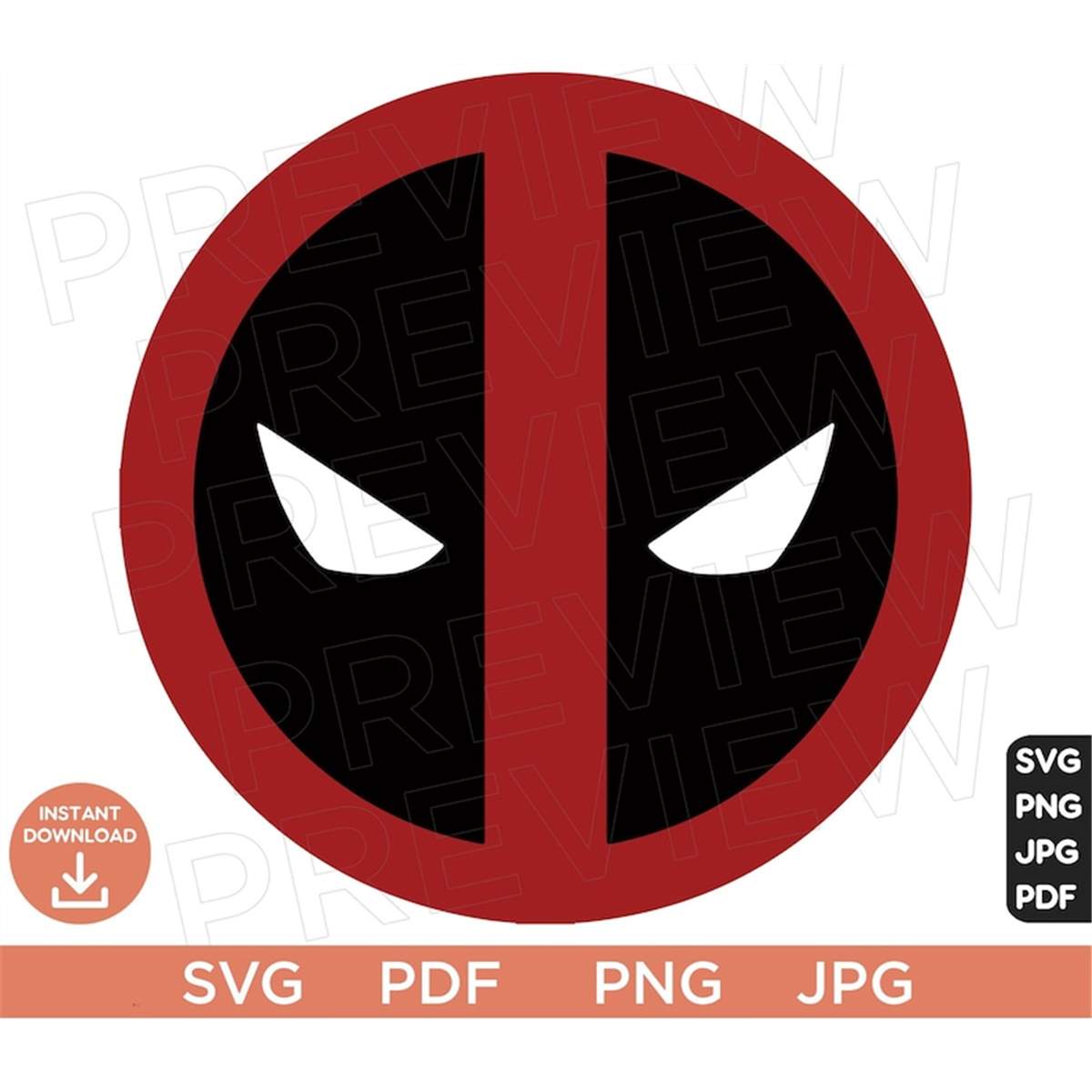 Deadpool logo SVG Disneyland Ears Clipart Deadpool Superhero - Inspire ...
