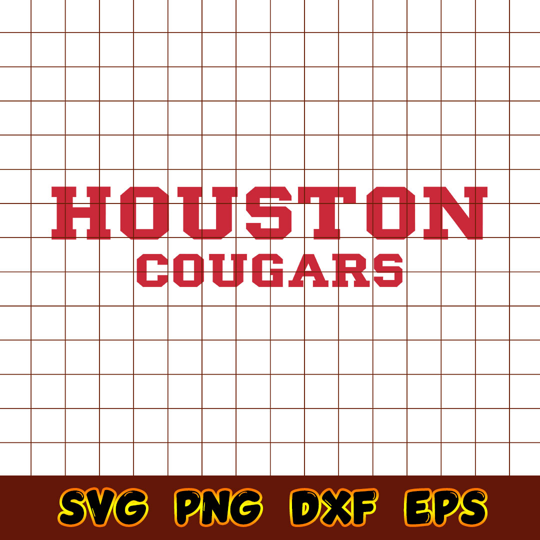 Houston Cougars Team Logo Svg, Houston Cougars Svg, NCAA Svg | Inspire ...