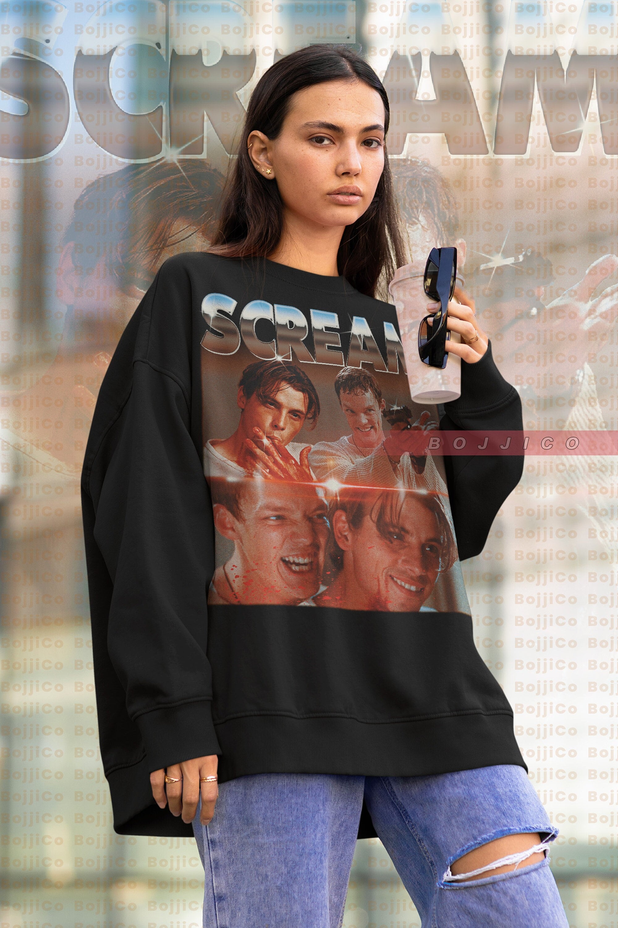 SCREAM Stu Macher Billy loomis SCREAM Sweater, Lets Watch Sc | Inspire ...