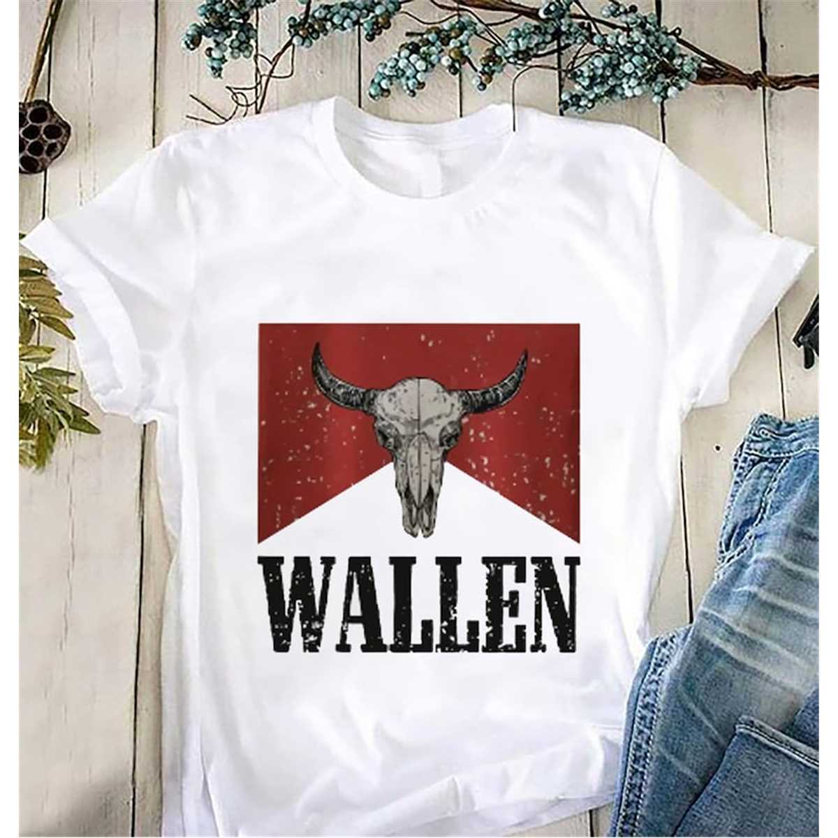 Morgan Wallen Bull Skull Graphic Shirt, Morgan Wallen World - Inspire ...